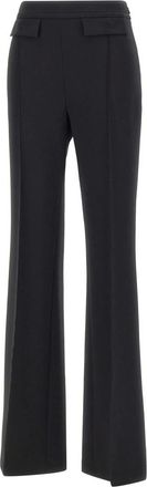 Elisabetta Franchi Femme, Pantalons, Noir, Taille: 42 FR Wide Pantalons
