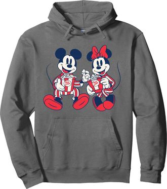 Disney Mickey & Minnie Pajamas and Popcorn Cozy PJs Night Pullover Hoodie