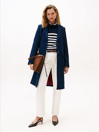 Tommy Hilfiger Manteau droit avec cachemire