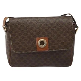 Celine Sac bandouli&egrave;re Macadam Pre-owned - Femme - Pre-owned - Brun - Taille: ONE Size