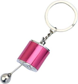 Generic Porte-clés dengrenage en métal - Porte-clés de changement de vitesse, porte-clés de boîte de vitesses manuelle à 6 vitesses, porte-clés de jouet de ch