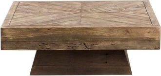 Made In Meubles Made In Meubles - Table basse carr&eacute;e en bois recycl&eacute; Blaise