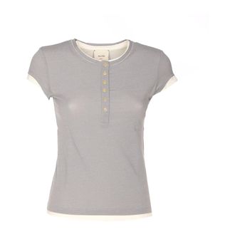 Alysi Femme, Tops, Gris, Taille: 40 FR Maglia Crepe Light Jersey Dop