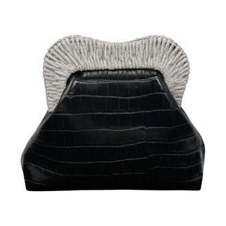 Twentyfourhaitch Clutch Tyrene - - Bags - Damen - Schwarzk - ONE SIZE