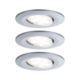 Paulmann 99929 Einbauleuchte LED Calla rund 3x6W Chrom matt schwenkbar