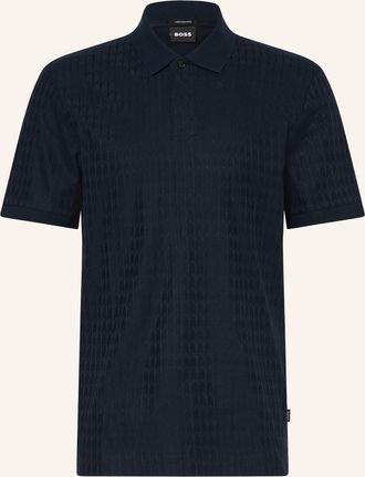HUGO BOSS Jersey-Poloshirt Parley blau
