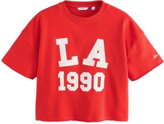 Next T-Shirt Kurzärmliges Rundhals-Sweatshirt mit LA-Grafik (1-tlg)