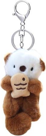Generic Charme de animale - Porte-cl&eacute;s en peluche moelleuse de petite taille Tissu doux au toucher, conception portable, finition l&eacute;g&egrave;re | Accessoire de t&eacute;l&eacute;p