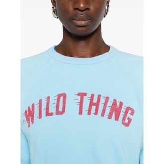 Mother Wild Thing Print Sweatshirt - Blue
