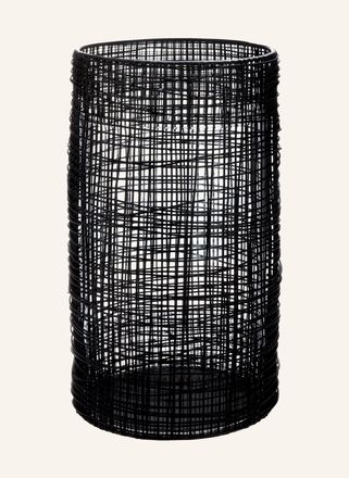 Gilde Windlicht Welding schwarz