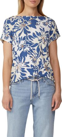 s.Oliver Flie&szlig;endes Jersey-Shirt mit &uuml;berschnittenen Schultern