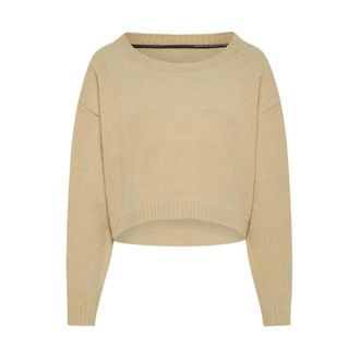 Roberto Ricci Design Chenille Rundhals-Pullover - - Knitwear - Damen - Beige - S