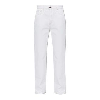 Versace Femme, Jeans, Blanc, Taille: W28 Jean Jambes L&eacute;g&egrave;rement Fusel&eacute;es