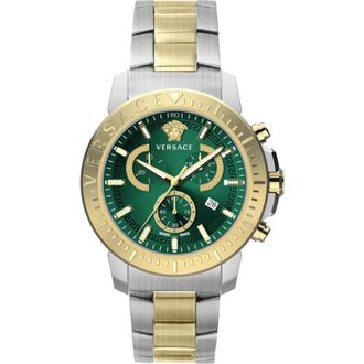 Versace Neuer Chrono 45mm Chronograph - - Accessories - Herren - Gelb - ONE SIZE