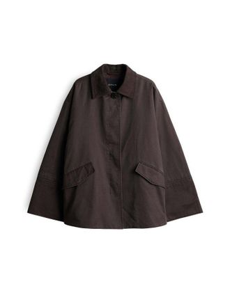 OPUS Outdoorjacke Haminu aus flie&szlig;ender Webware Ausgestellte Form mit gewachster Oberfl&auml;che und Seitenschlitzen