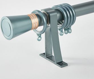 Generic Gardinenstange Raumteiler Mit Dekorativen Endst&uuml;cken Und Wandhalterung 70-600cm F&uuml;r &Ouml;senvorh&auml;nge Schwere Dekorative Vorhangstange F&uuml;r Fenster Und T&uuml;re