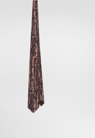 Dolce & Gabbana Krawatte Aus Twill Mit Abstraktem Print - Mann Krawatten Und Einstecktuch Pz