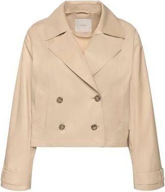 Calvin Klein Veste droite en coton m&eacute;lang&eacute;