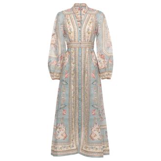 Zimmermann Leinenkleid - - Dresses - Damen - Mehrfarbig - S