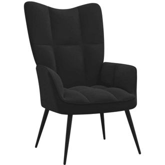 vidaXL Fauteuil rembourr&eacute; dans le conception de couleurs vari&eacute;es modernes et &eacute;l&eacute;gantes diff&eacute;rentes couleurs couleur : Noir