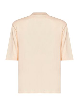 Hev&ograve; Mens Polo Shirt Marpiccolo Nude Cotton T-shirts And Polos