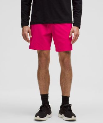 lululemon Zeroed In Shorts ohne Liner f&uuml;r M&auml;nner - 18 cm - Gr&ouml;&szlig;e 2XL in Passionate