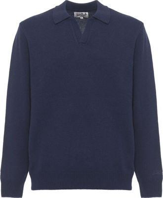 Saint Barth Homme, Pulls, Bleu, Taille: M Covent Knit Polo