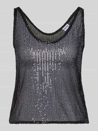 Pieces Slim Fit Blusentop mit Paillettenbesatz Modell JACK