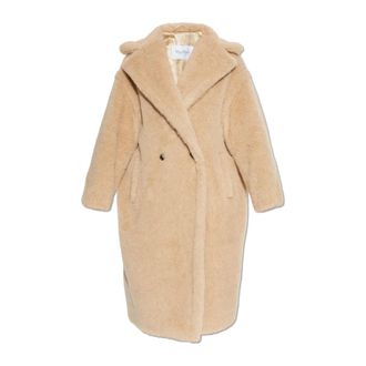 Max Mara Femme, Manteaux, Beige, Taille: 38 FR Tedgirl Fur Coat