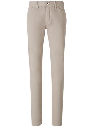 Brioni jean droit &agrave; patch logo - Tons neutres