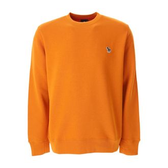 Paul Smith Homme, Sweatshirts et sweats &agrave; capuche, Orange, Taille: L Zebra Logo SweaT-shirt