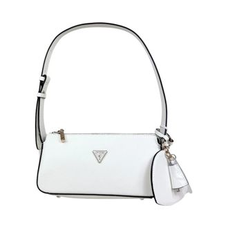 Guess Femme, Sacs, Blanc, Taille: ONE Size Isobel Mini Sac Bandouli&egrave;re