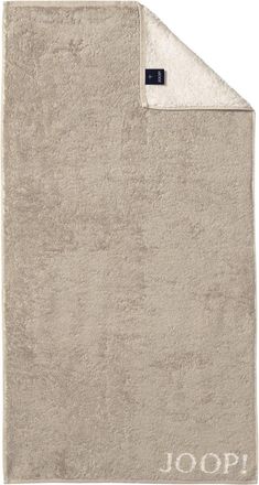 Joop Duschtuch Classic Doubleface, Sand, Textil, Uni, 80x150 cm, Made in Germany, Oeko-Tex Standard 100, saugf&auml;hig, Aufh&auml;ngeschlaufe, strapazierf&auml;hig, ange