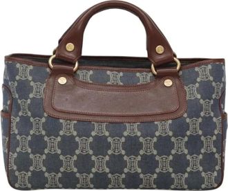Celine Pre-owned Toile sacs-main - Femme - Pre-owned - Bleu - Taille: ONE Size