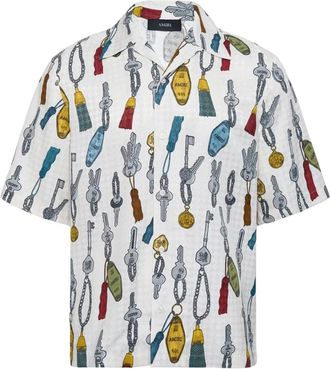 Amiri Homme, Chemises, Multicolore, Taille: M Keys Camp Shirt