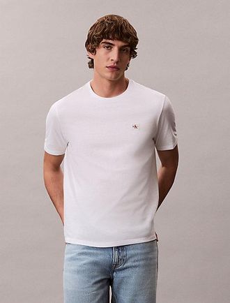 Calvin Klein Lot de 2 t-shirts en coton avec insigne