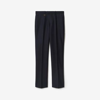 Burberry Pantalon de costume en laine et mohair, Size: 44