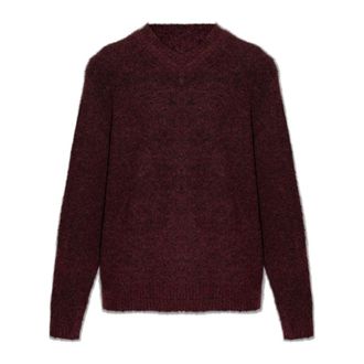 Sams&oslash;e & Sams&oslash;e Safloyd V-Ausschnitt - - Knitwear - Herren - Rot - S