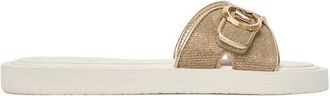 Michael Kors Pantoletten 40R6MKFA1D Goldfarben