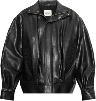 Arma Homme, Vestes, Noir, Taille: XL Paulo Leather Jacket