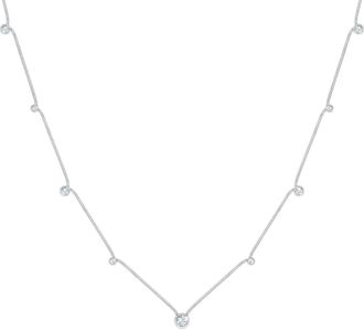 Elli Halskette Damen Solitär Basic mit Kristalle in 925 Sterling Silber