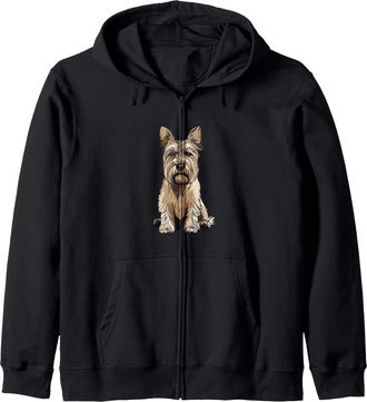 Whyitsme Design Berger Picard Hund Illustration Kapuzenjacke