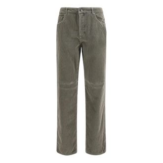 Brunello Cucinelli Cord-Hose - - Trousers - Herren - Grau - M