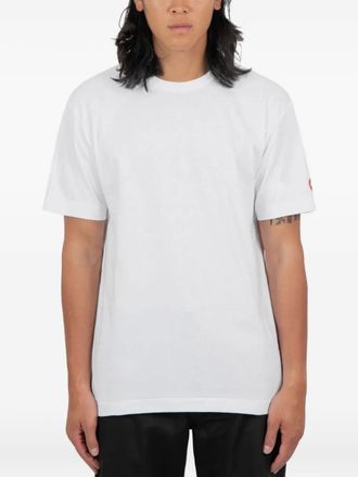 Comme Des Garçons t-shirt à logo brodé - Blanc