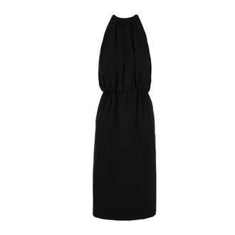 Aspesi Elegantes schwarzes Kleid Modell 2906 - - Dresses - Damen - Schwarzk - S