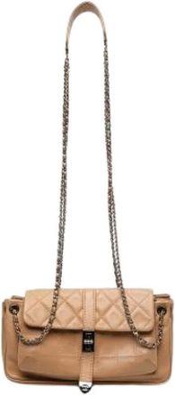 Chanel Sac bandouli&egrave;re vintage Chanel doccasion - Femme - Pre-owned - Brun - Taille: ONE Size