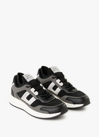 A|X Armani Exchange Baskets aux d&eacute;tails contrast&eacute;s