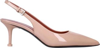 Premiata Femme, Chaussures, Rose, Taille: 38 EU Escarpins Slingback en Cuir Verni