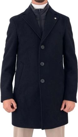 Manuel Ritz Homme, Manteaux, Bleu, Taille: 2XL 3932C4548C 253738.89 Coat