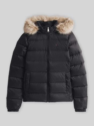 Tommy Jeans Slim Fit Daunenjacke mit abnehmbarer Kapuze